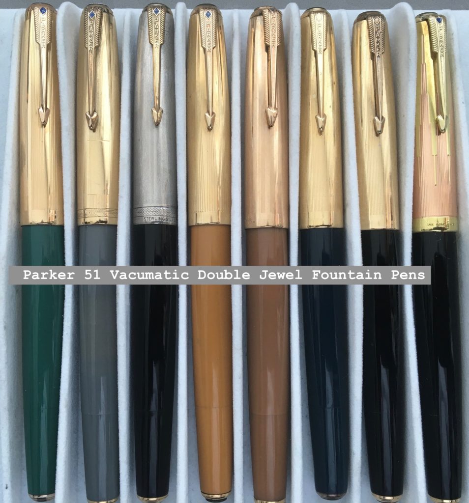 Parker 51 Dove Grey Aerometric Fountain Pen Lustraloy Cap | Medium Nib ...