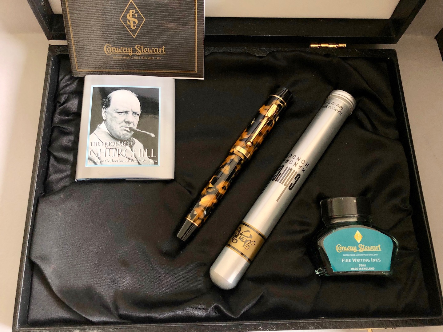 Early Conway Stewart Churchill Limited Edition Fountain Pen | Broad Nib ...