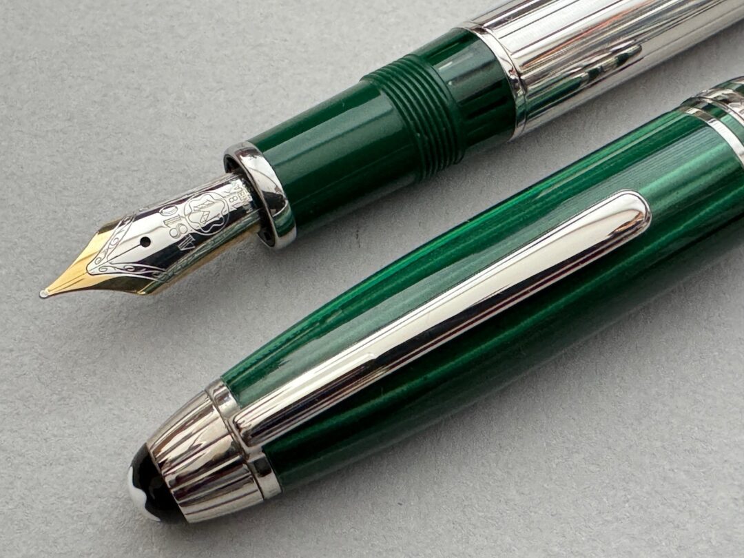Montblanc Meisterstück Solitaire Nikolai Malachite Platinum Finish Le ...